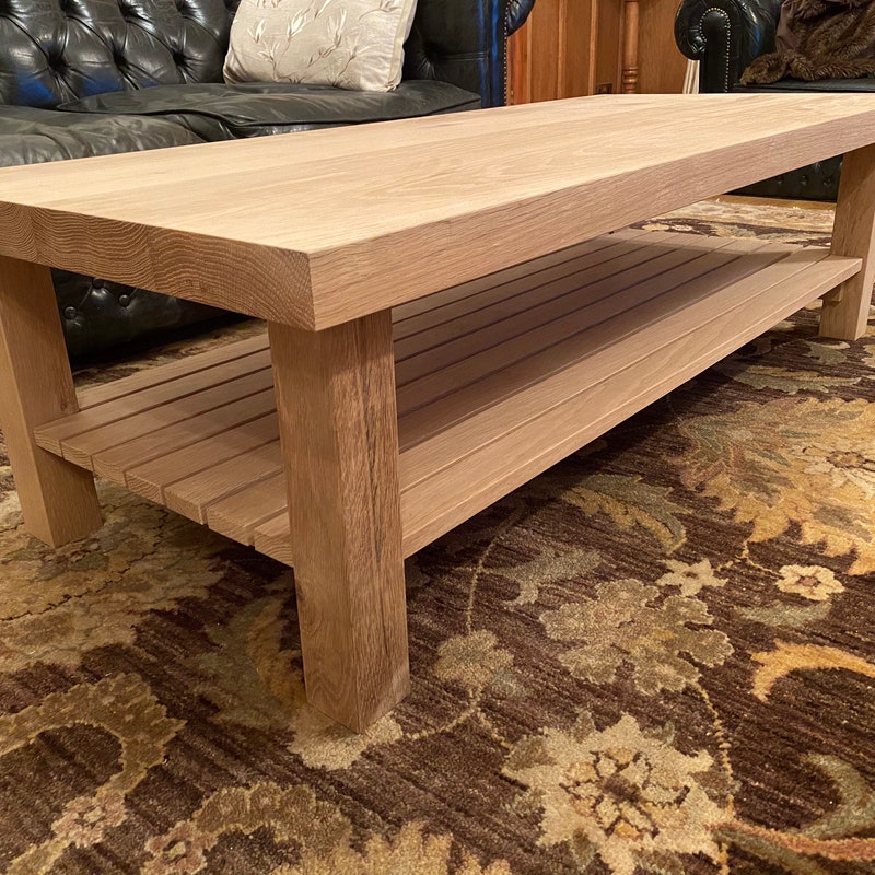 White Oak Coffee Table - Etsy