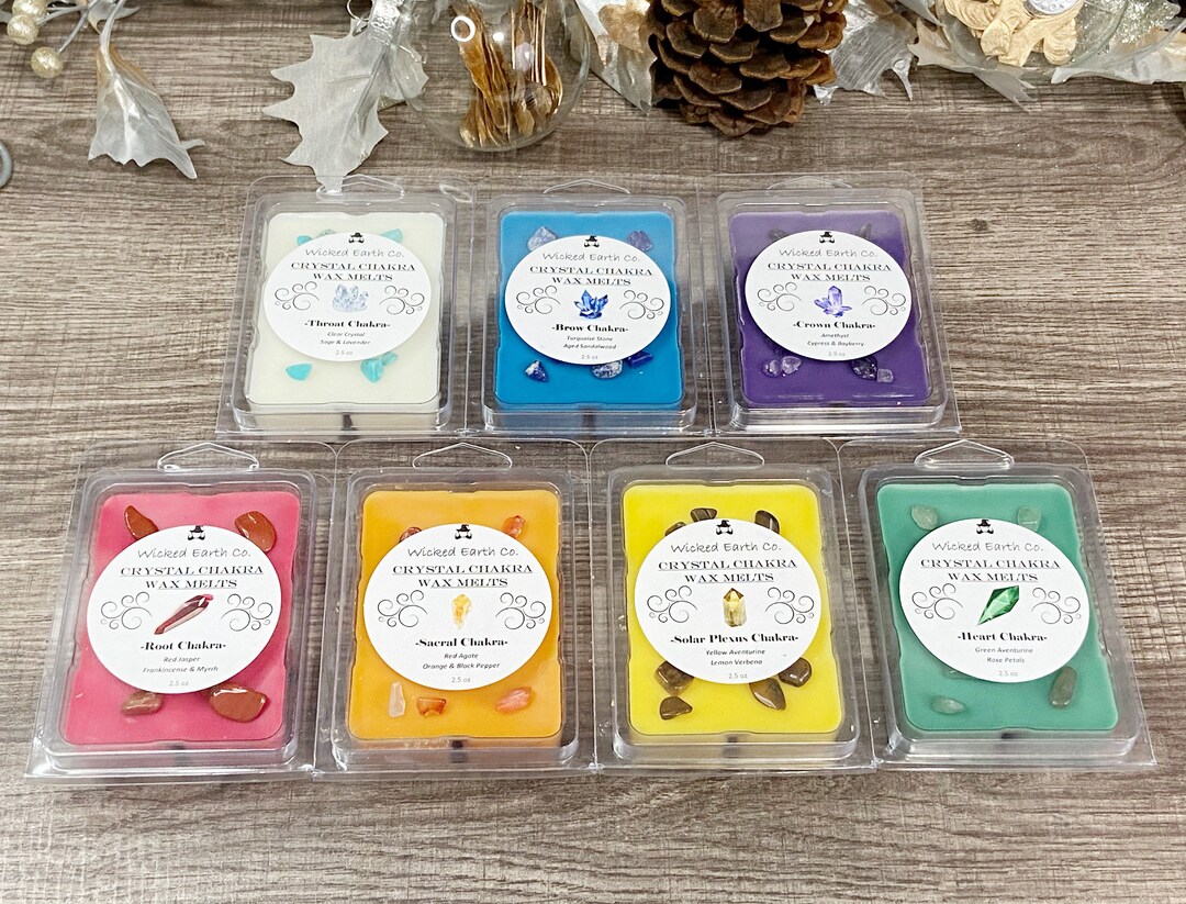 Chakra Wax Melt Full Set (7 Packs) -meditation Wax Melt Set- -self Care ...