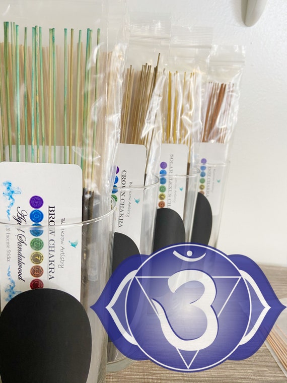 Chakra Incense Sticks brow Chakra aromatherapy handmade | Etsy