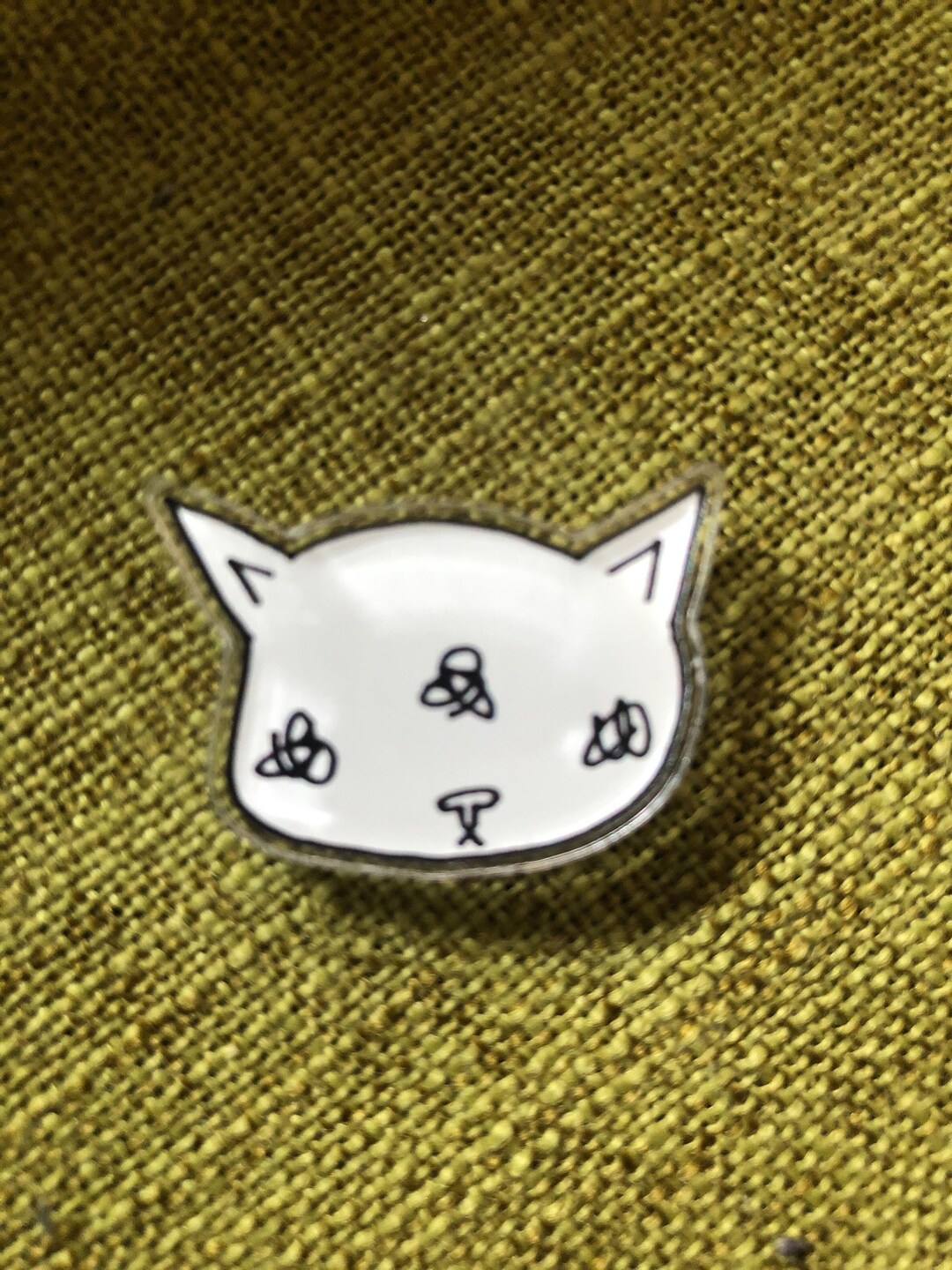 Ian Face Pin - Etsy