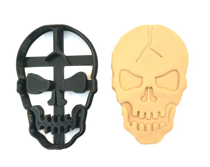 Skull Cookie/dough Cutter 3D Printed - Etsy