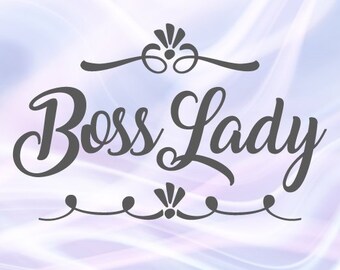 Boss lady svg | Etsy
