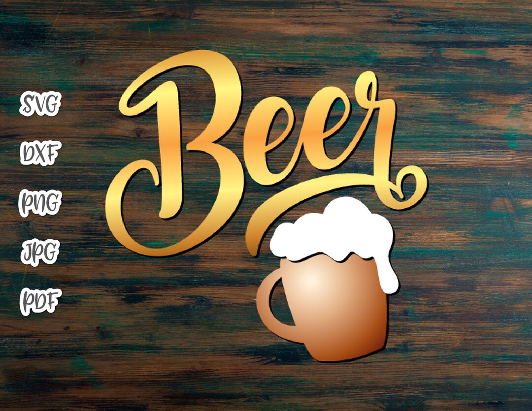 Signe de bière SVG Fichiers pour Cricut Bière Clip Art Boire Pub Bière ...