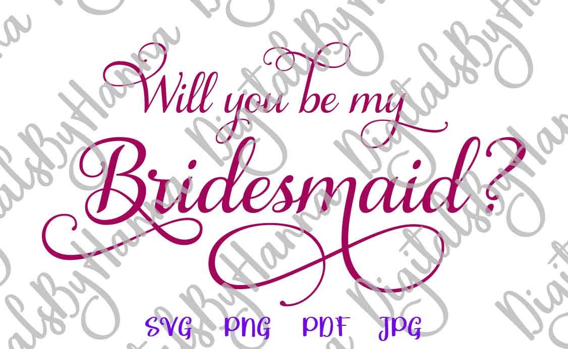 Bachelorette SVG Files for Cricut Sayings Will You Be My - Etsy