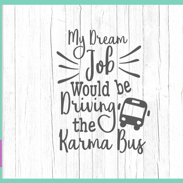 Karma Bus - Etsy