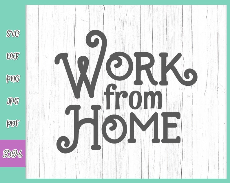 Work From Home SVG Files for Cricut Homebody Svg WFH Working - Etsy