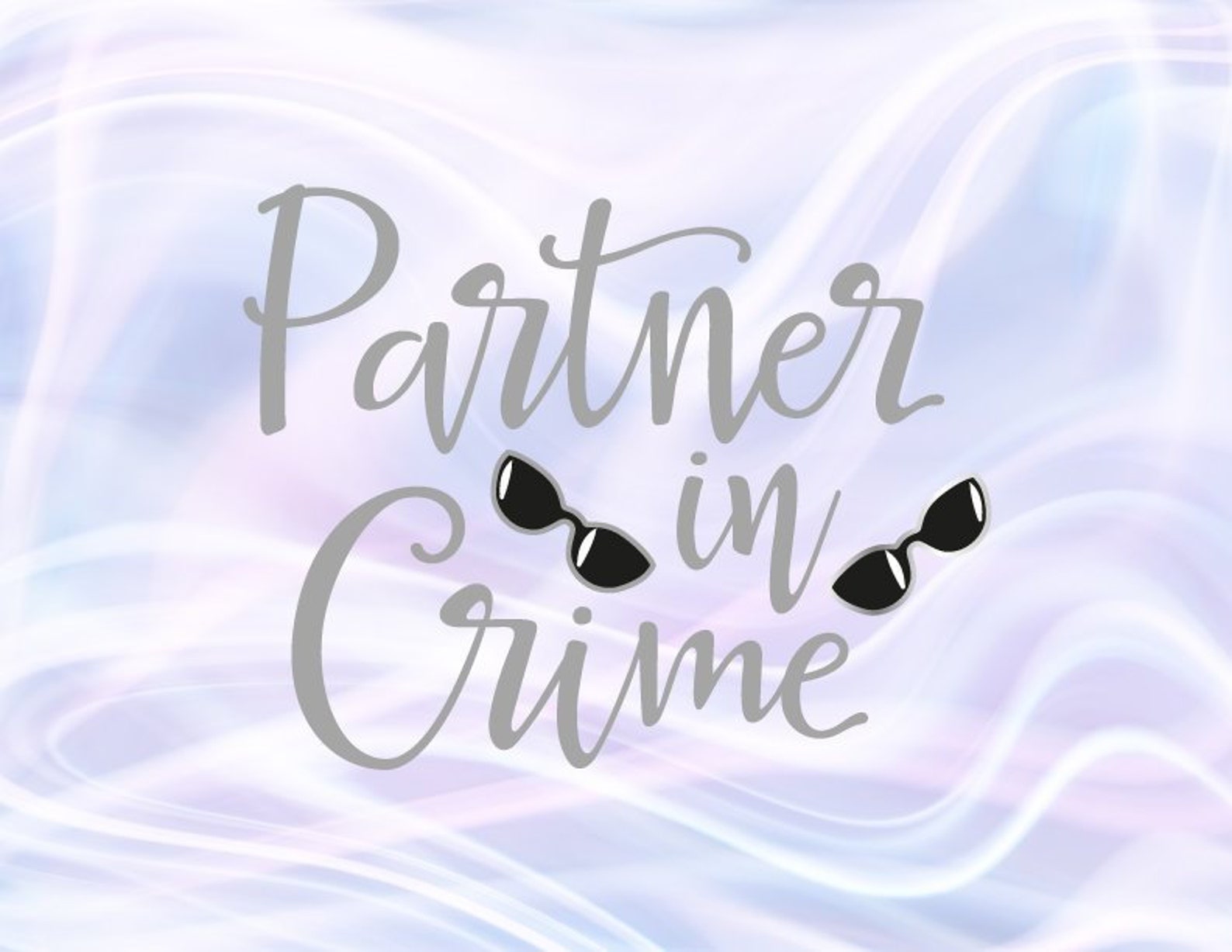 BFF SVG Files for Cricut Saying Partner in Crime SVG Best - Etsy