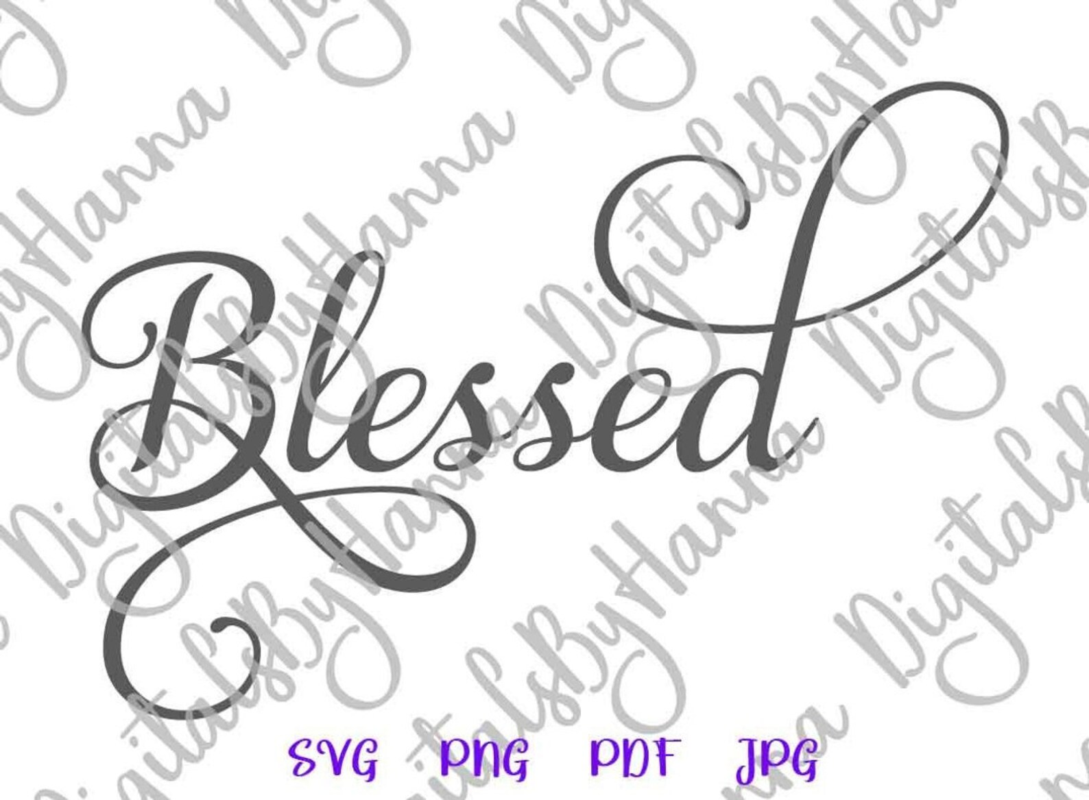 Blessed SVG Files for Cricut Sayings Simply Blessed Signs SVG | Etsy