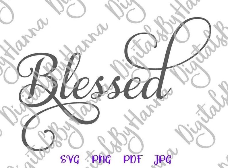 Blessed SVG Files for Cricut Sayings Simply Blessed Signs SVG | Etsy
