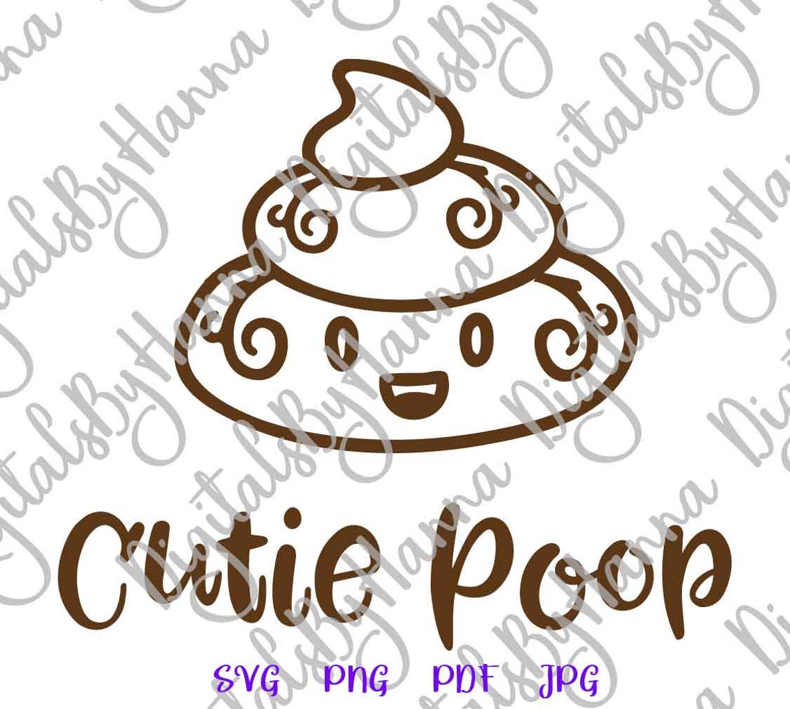 Poop Emoji SVG Files for Cricut Cute Dog Poop Bag Sign Pet | Etsy