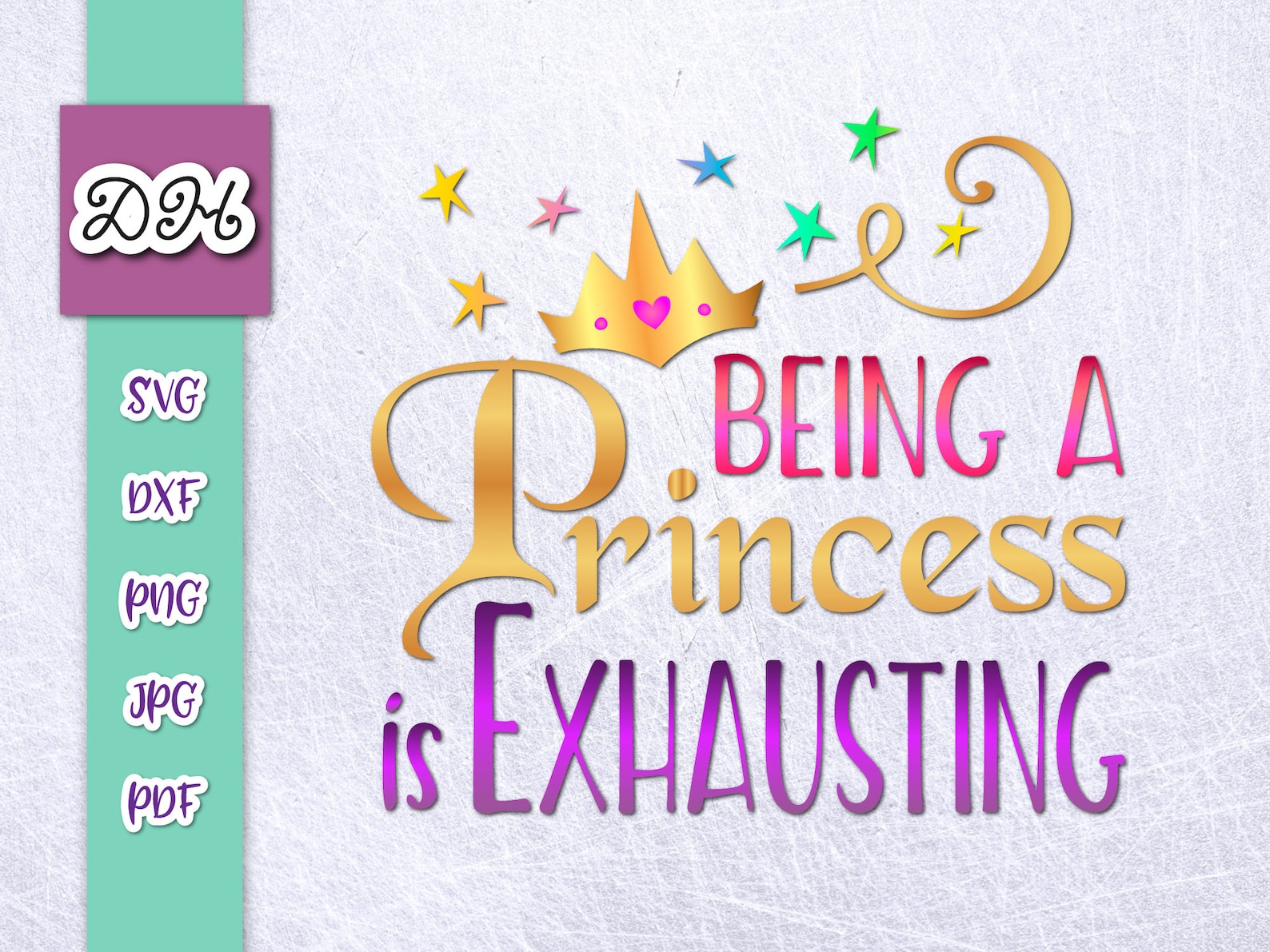 Girl Quotes SVG Files for Cricut Sayings Being a Princess is - Etsy