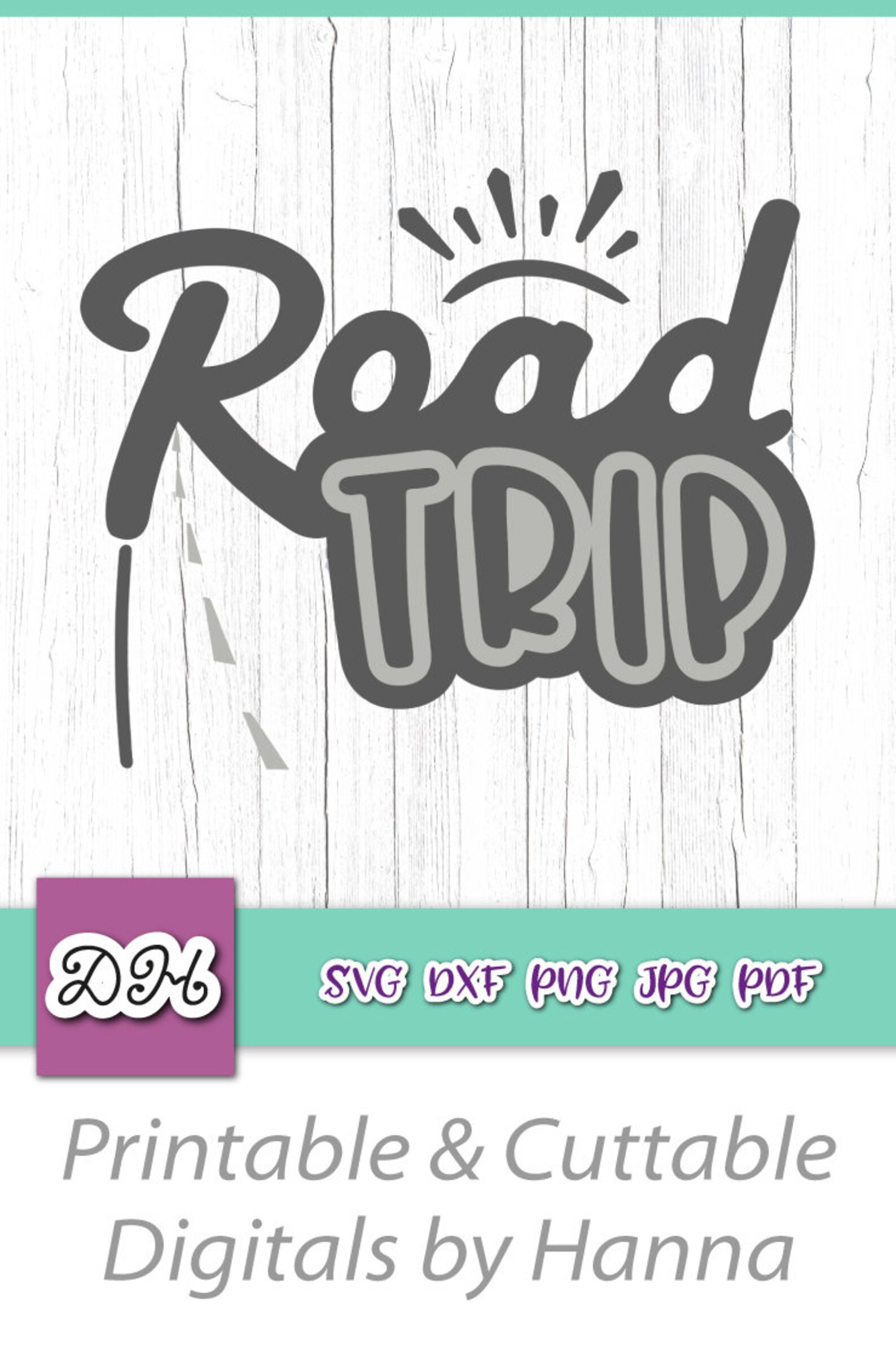 Traveling SVG File for Cricut Saying Road Trip Vacation - Etsy