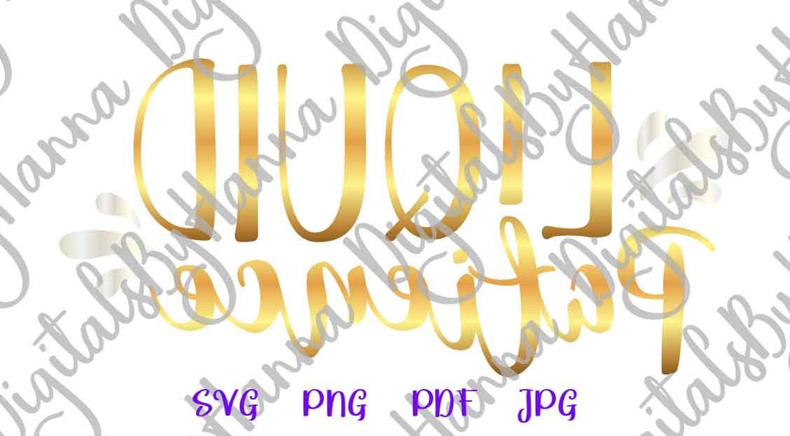Wine SVG Files for Cricut Sayings Liquid Patience SVG Funny | Etsy