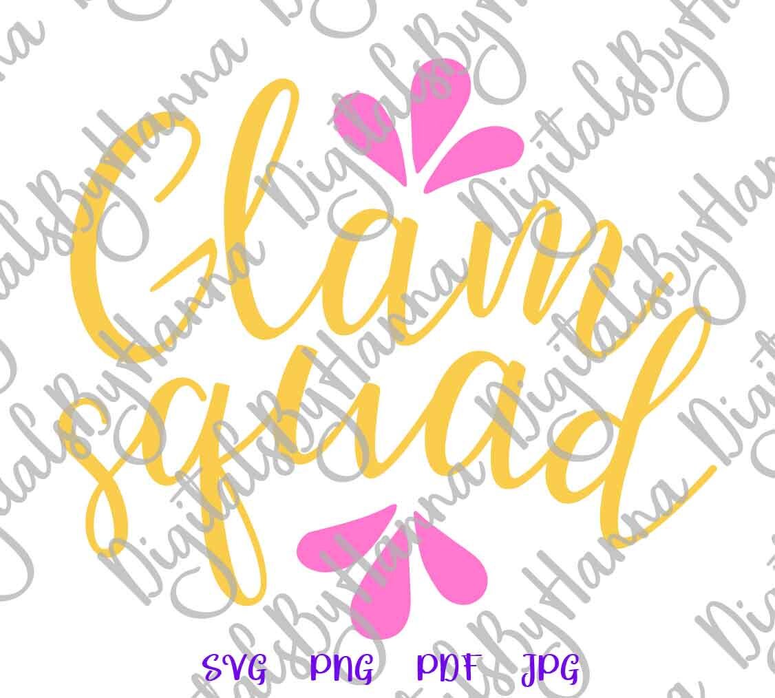 Glamorous Girly SVG Files for Cricut Glam Squad T Shirt Glam - Etsy