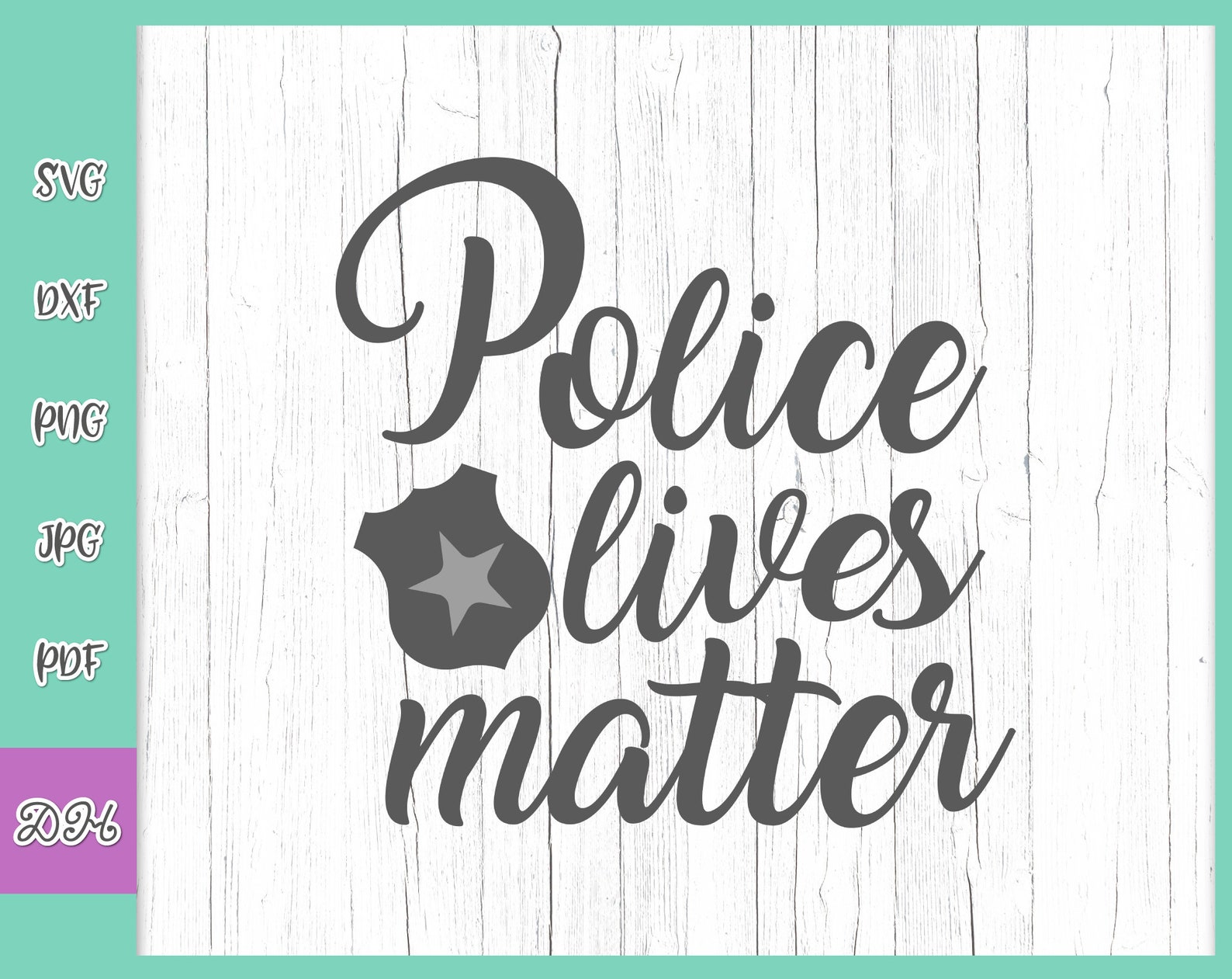 Law Enforcement SVG Files for Cricut Sayings Police Lives - Etsy