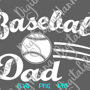 Sport Family SVG Files for Cricut Baseball Dad SVG Papa Father Player ...