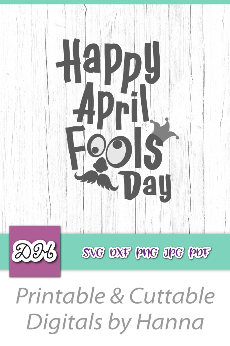 April Fools Day SVG Files for Cricut Funny Sayings Playful | Etsy