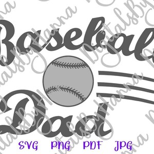 Sport Family SVG Files for Cricut Baseball Dad SVG Papa Father Player ...