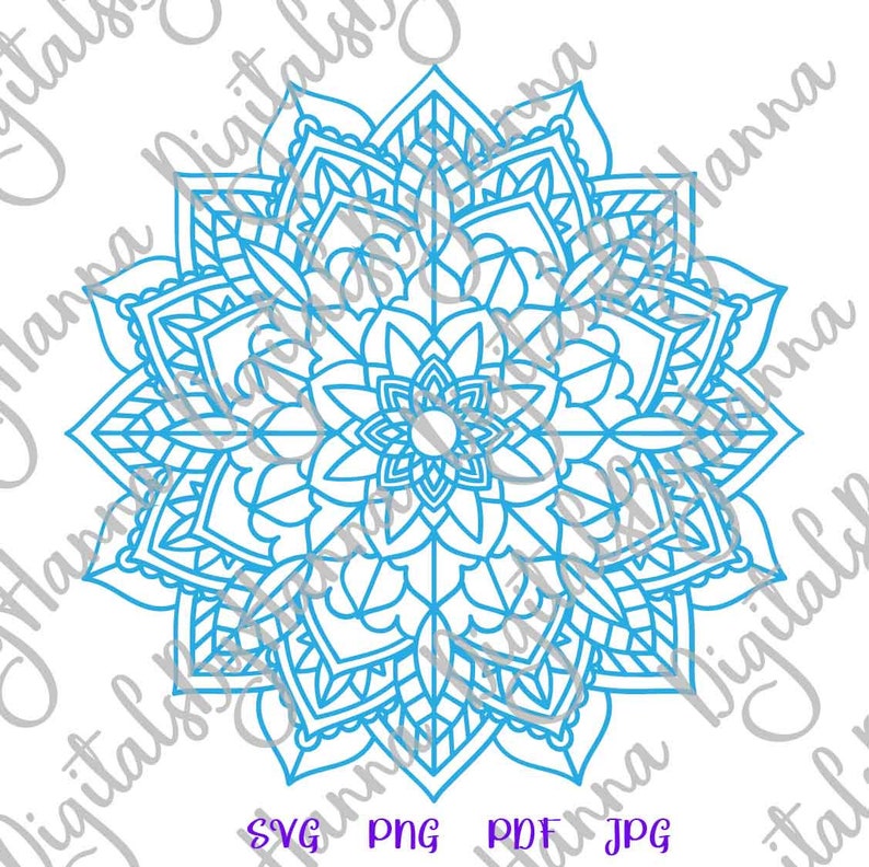 Zentangle SVG Files for Cricut Mandala SVG Pochoir Mandala - Etsy