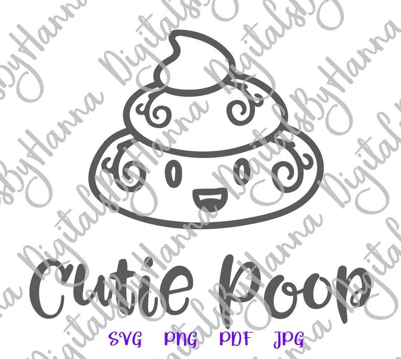 Poop Emoji SVG Files for Cricut Cute Dog Poop Bag Holder Sign - Etsy