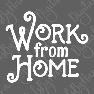 Work From Home SVG Files for Cricut Homebody Svg WFH Working Quarantine ...