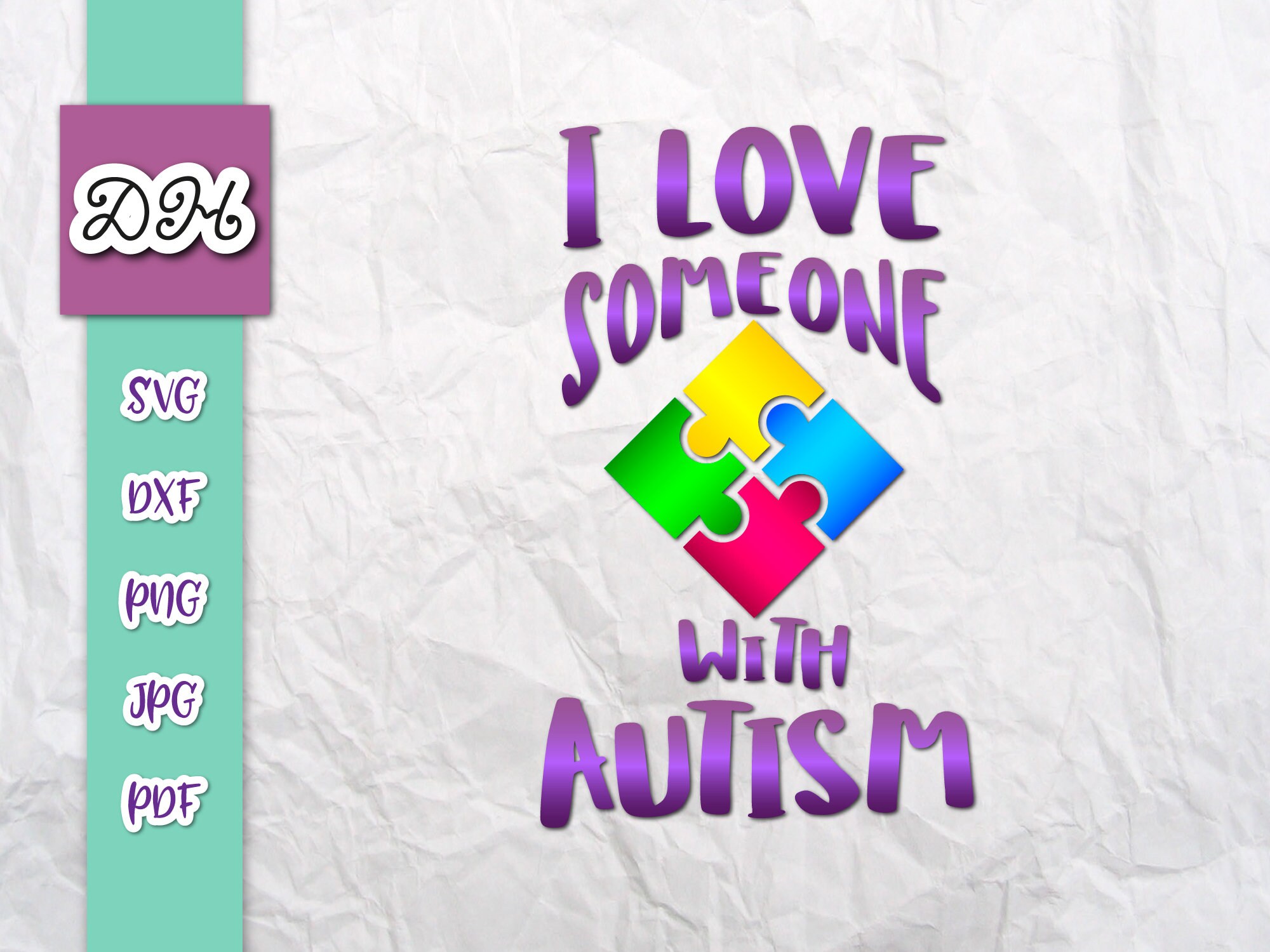 Autist SVG File for Cricut Autism Awareness Day Autistic Mom T | Etsy