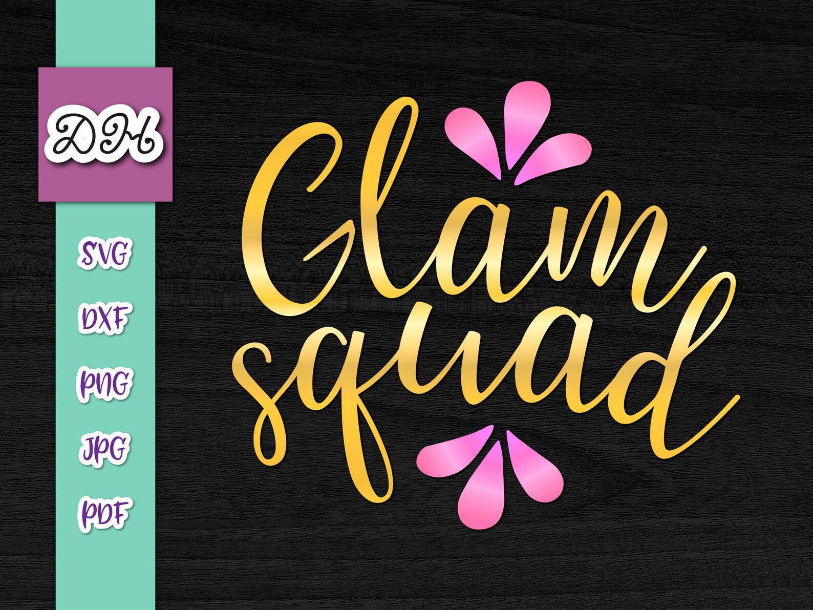 Glamorous Girly SVG Files for Cricut Glam Squad T Shirt Glam - Etsy