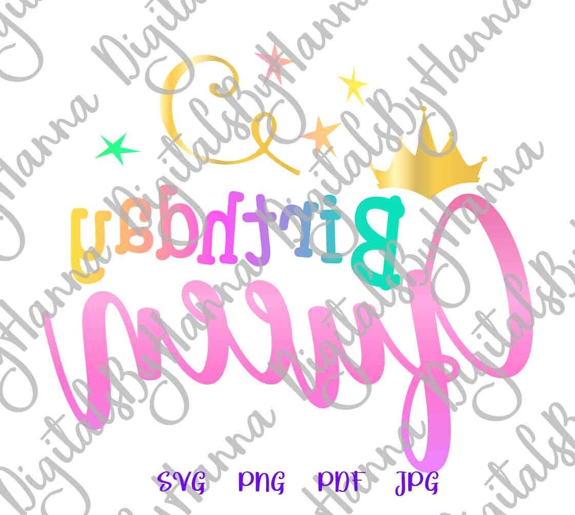 Girl Quote SVG Files for Cricut Sayings Birthday Queen SVG | Etsy