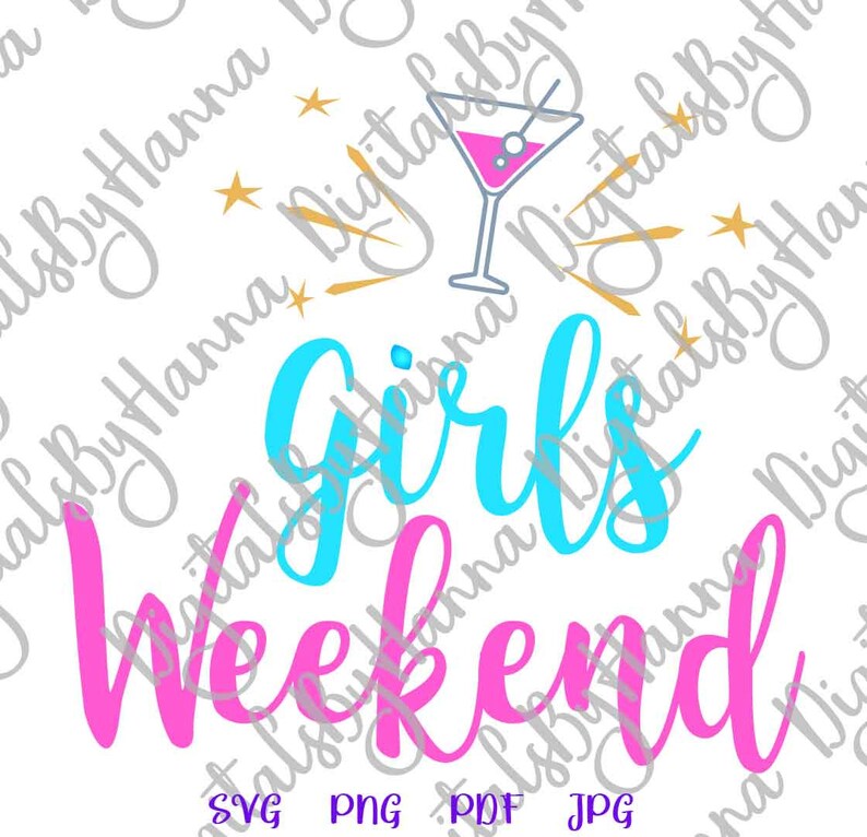 Girls Weekend SVG Girls Trip Svg Files for Cricut Night Out - Etsy
