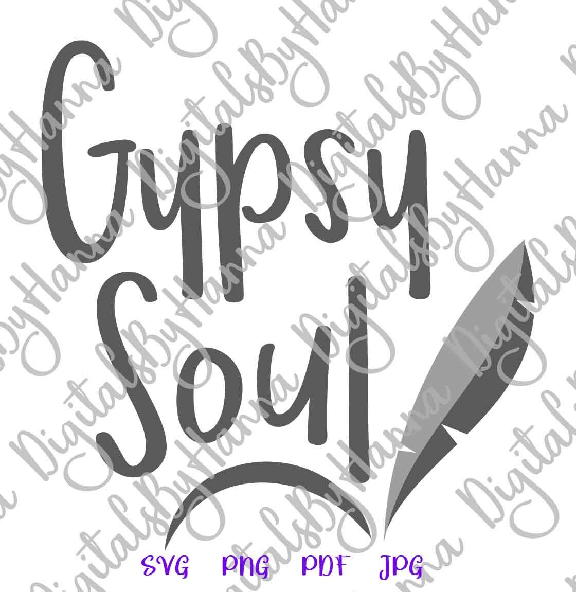 Wanderlust SVG Files for Cricut Saying Gypsy Soul SVG Camper | Etsy
