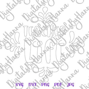 School SVG Files for Cricut Sayings Teacher Life SVG Appreciation ...