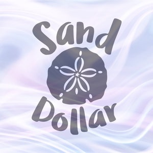 Beach SVG Files for Cricut Sand Dollar Clip Art Sea Clipart Summer ...