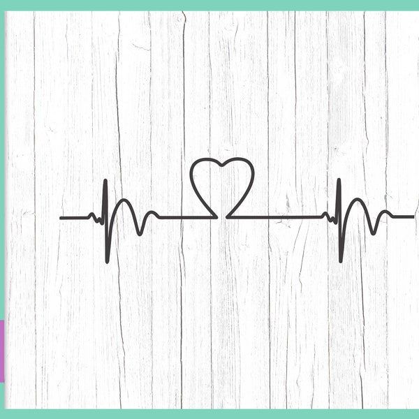 Monitor Heartbeat Svg - Etsy