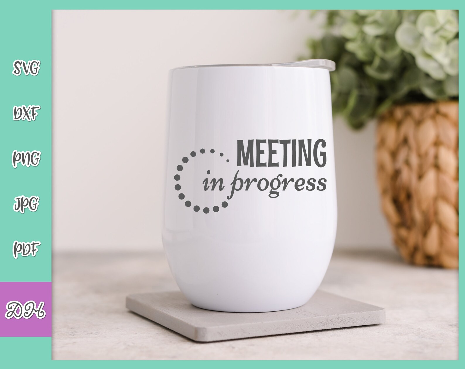 Meeting in Progress SVG Files for Cricut Home Office WFH - Etsy
