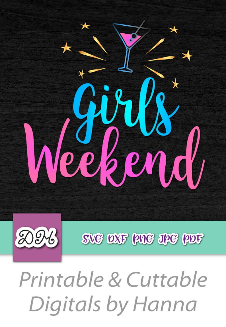 Girls Weekend SVG Girls Trip Svg Files for Cricut Night Out - Etsy