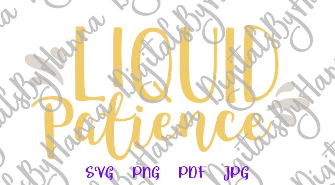 Wine SVG Files for Cricut Sayings Liquid Patience SVG Funny | Etsy
