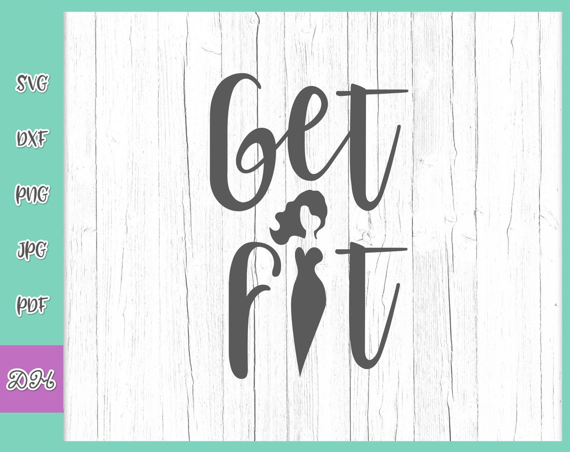 Crossfit SVG Files for Cricut Saying Get Fit SVG Weight Loss - Etsy