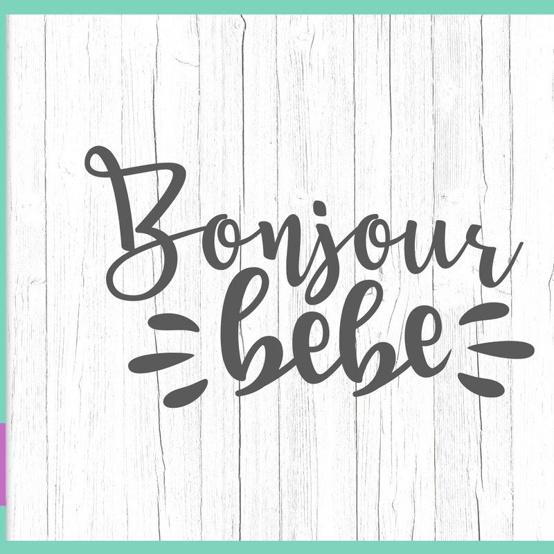 Bonjour Bebe - Etsy