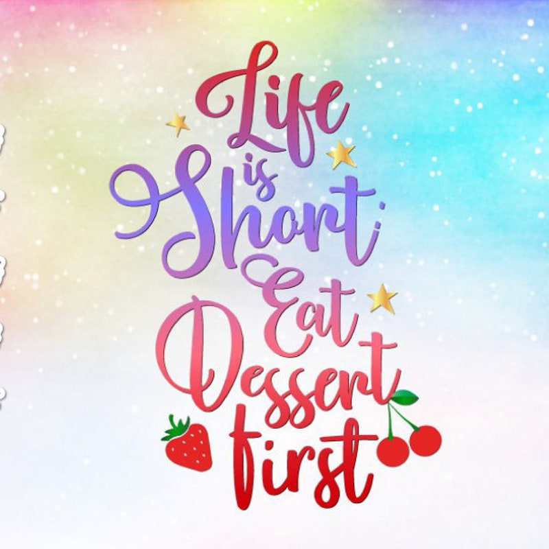 Eat Dessert First - Etsy