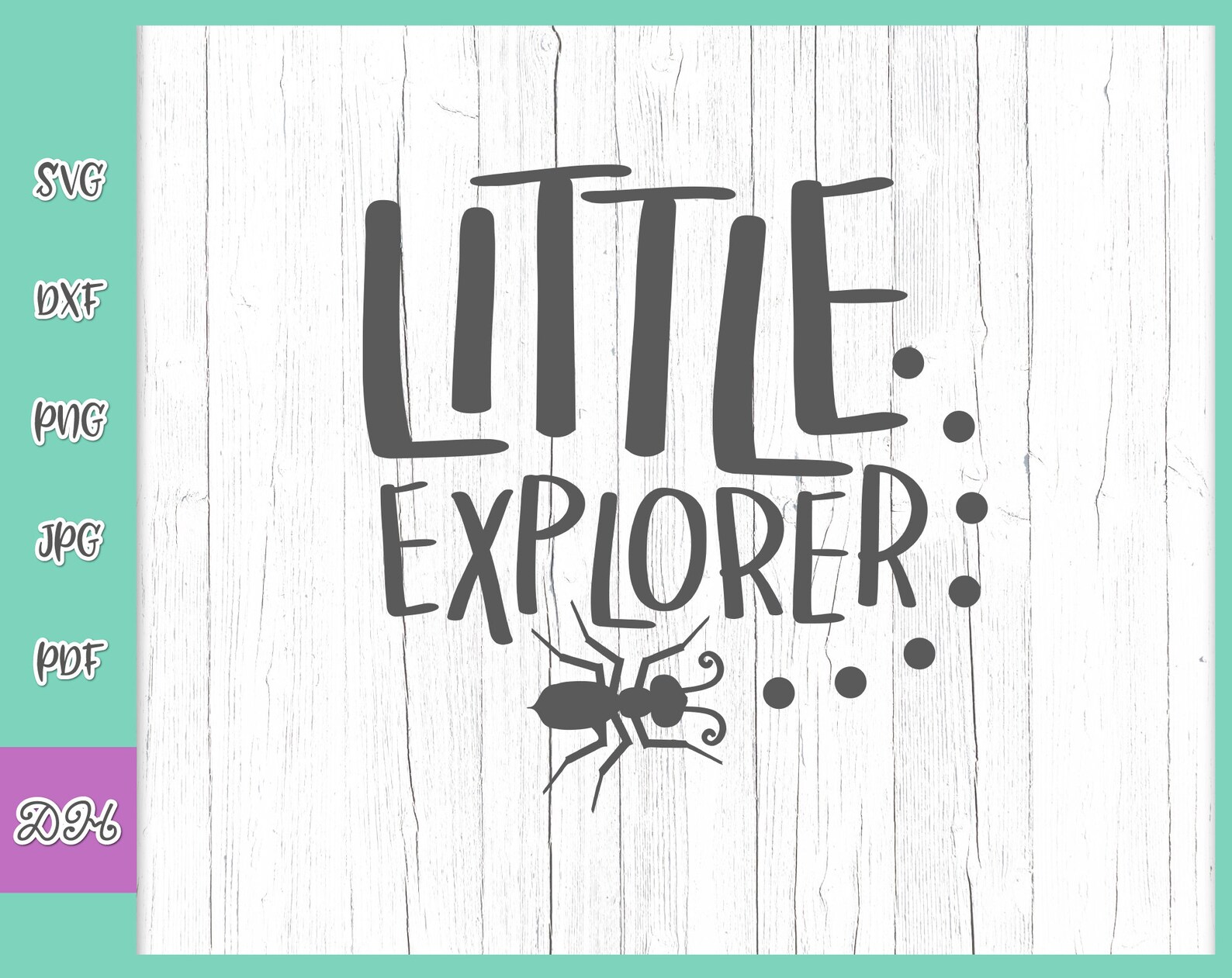 Nursery SVG File for Cricut Sayings Little Explorer Toddler - Etsy
