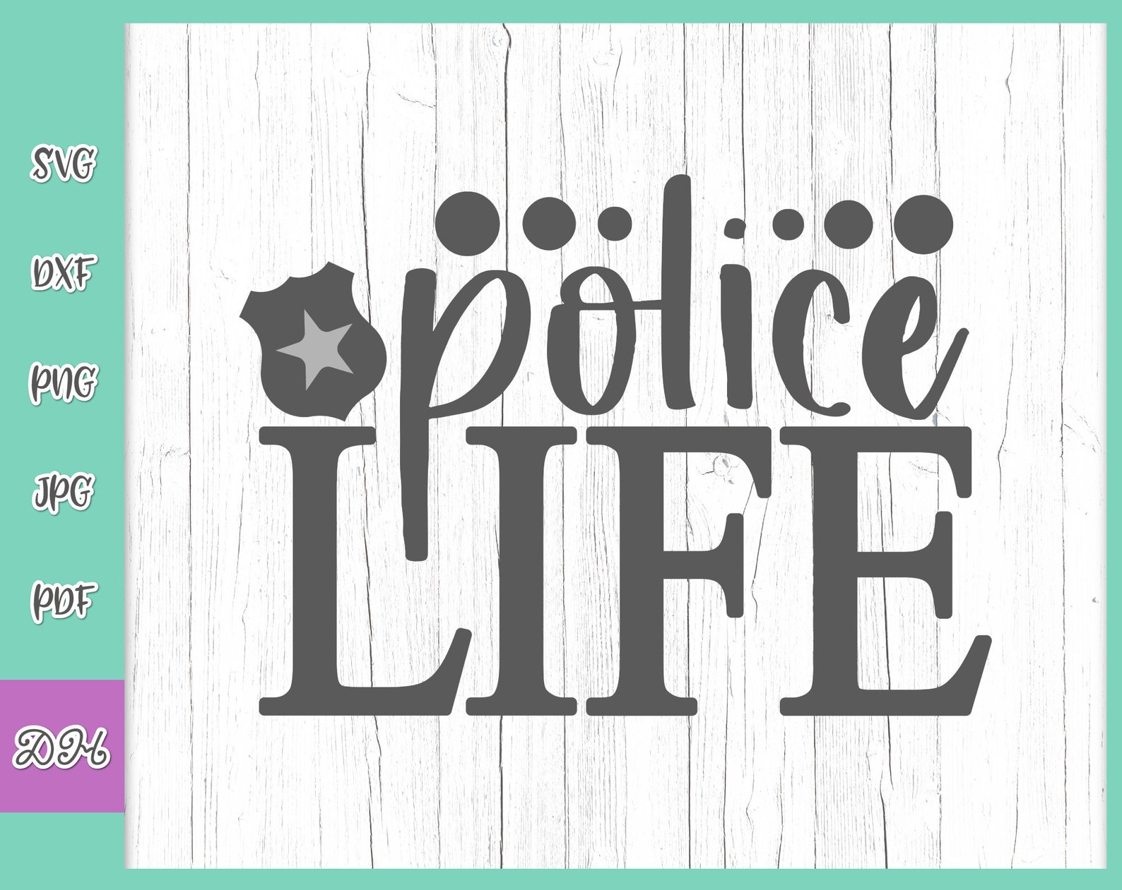 Law Enforcement SVG Files for Cricut Sayings Police Life SVG - Etsy