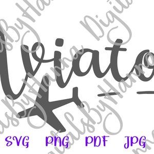 Pilot SVG File for Cricut Sayings Aviator SVG Airplane Captain Signs ...