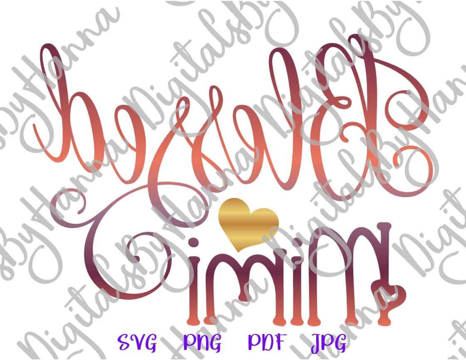 Family SVG File for Cricut Saying Blessed Mimi SVG Grandma Tee | Etsy
