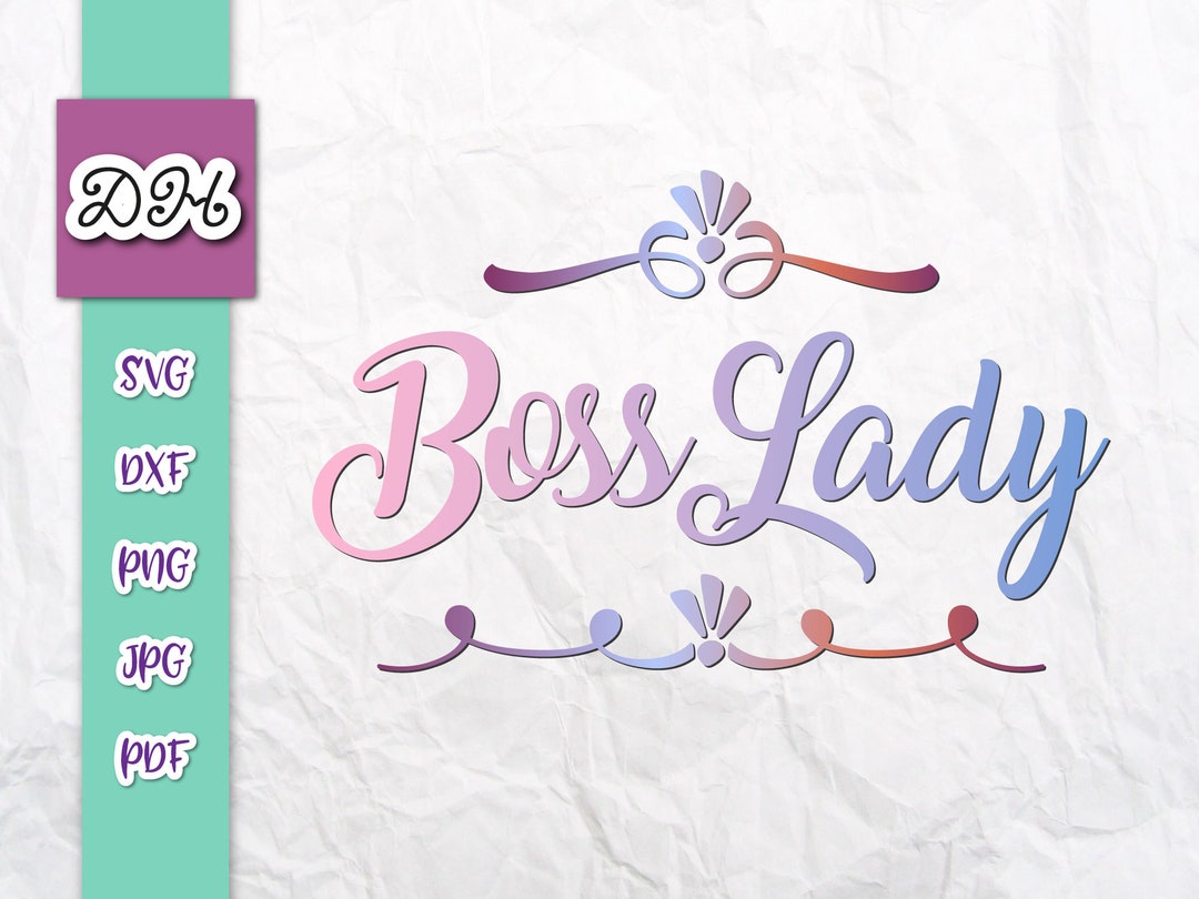 Office SVG Files for Cricut Sayings Boss Lady SVG Work Girl Quotes ...