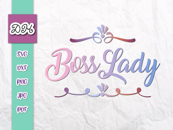 Office SVG Files for Cricut Sayings Boss Lady SVG Work Girl | Etsy