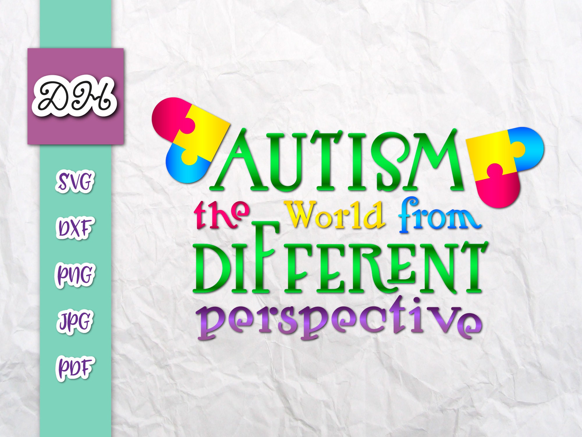 Autism SVG Files for Cricut Saying Autism Awareness Shirt Tee | Etsy