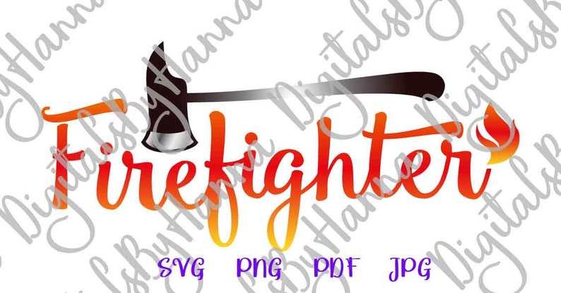 Firefighter SVG Files for Cricut Saying Fire Fighter SVG - Etsy