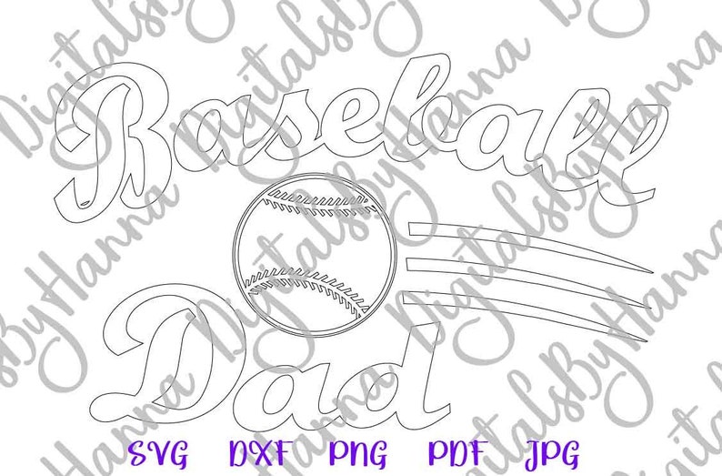 Sport Family SVG Files for Cricut Baseball Dad SVG Papa Father Player ...