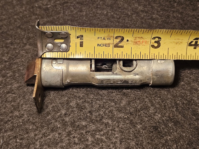 RESTORED! Antique Dexter Crystal Glass Door Knob Privacy Lockset ...