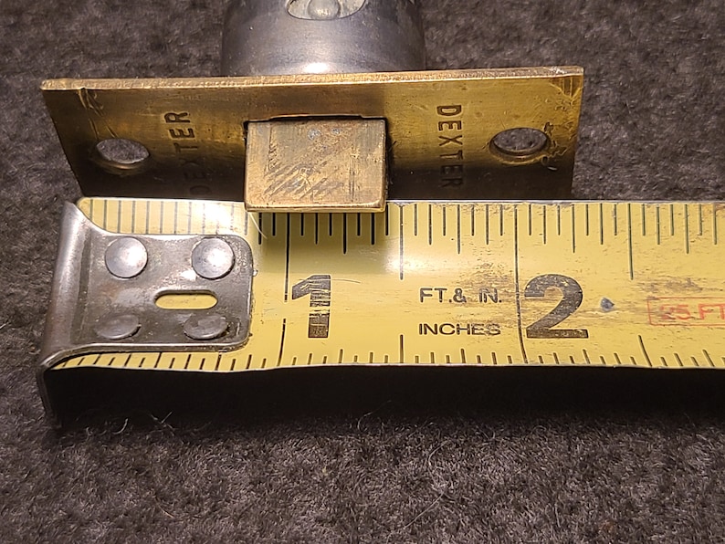 RESTORED! Antique Dexter Crystal Glass Door Knob Privacy Lockset ...